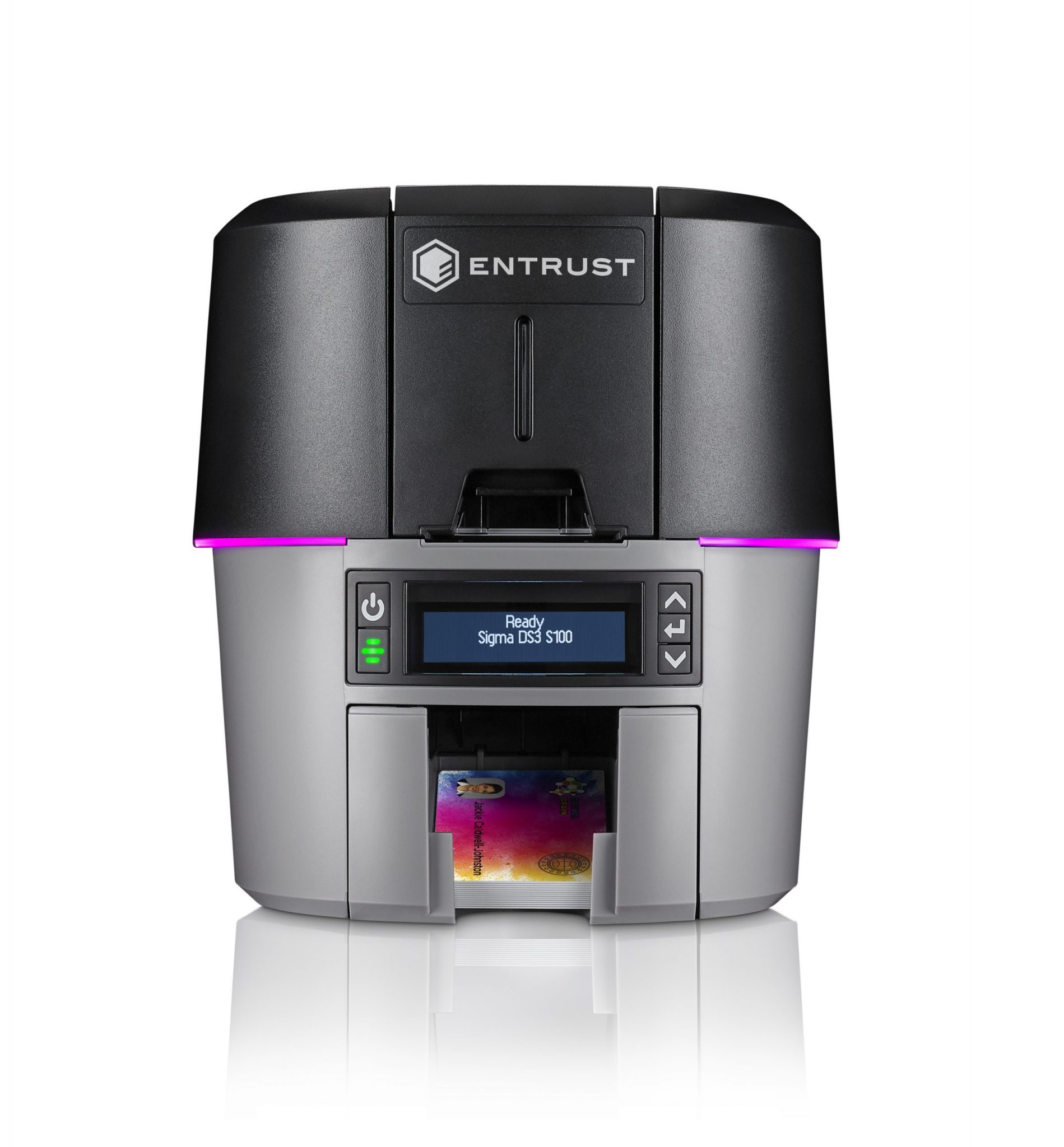 Entrust Sigma DS3 Card Printer With Tactile Impression Module (TIM)